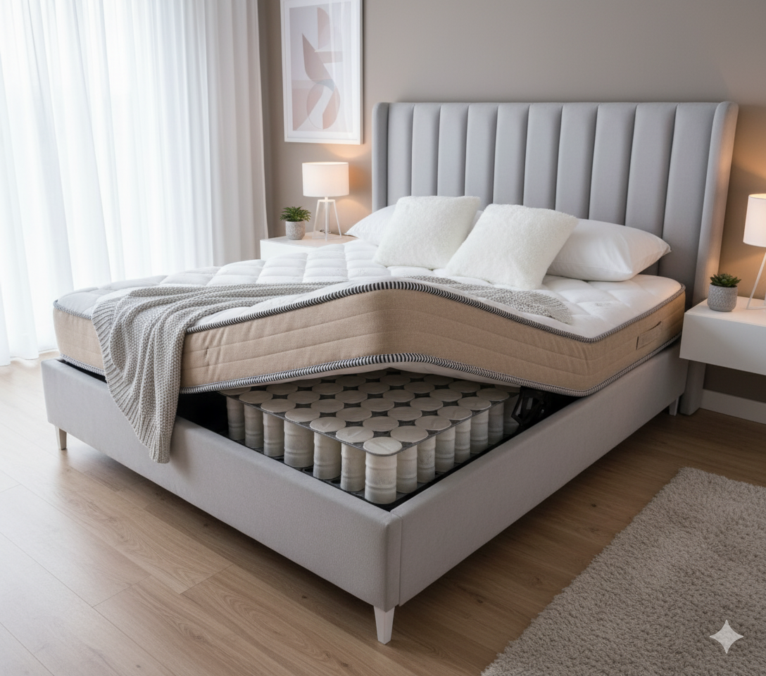Softlife Pocket Springs Bed Set: Experience Personalised Comfort and ...